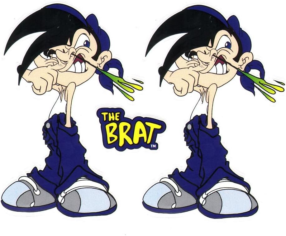 6"x8" LT-00165 Snot Brat Graphic Lethal Threat Vinyl Weatherproof Anti ...